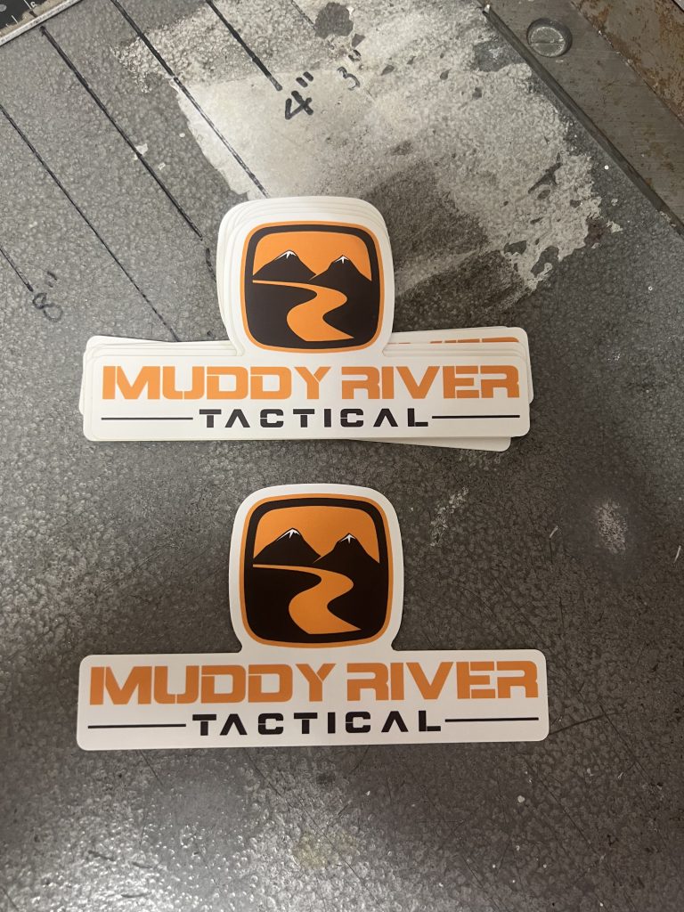 Muddy River Tactical- White Decal - Muddy River Tactical