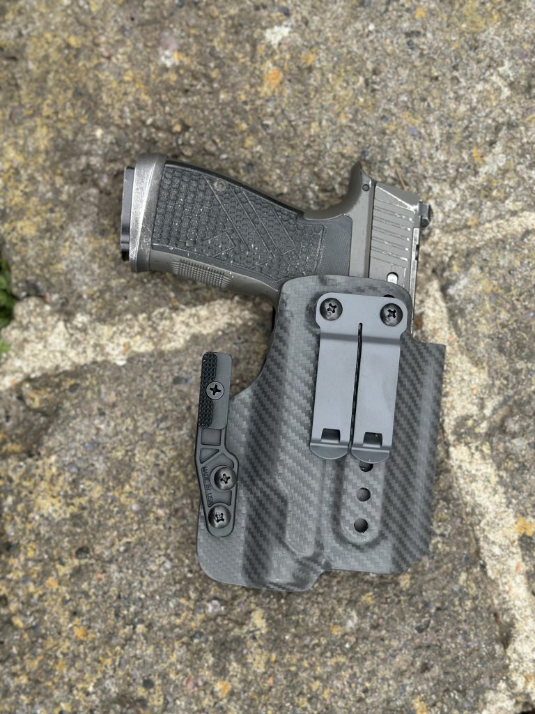 Sig P365 AXG Legion with Sig Foxtrot 2 Light Bearing Holster