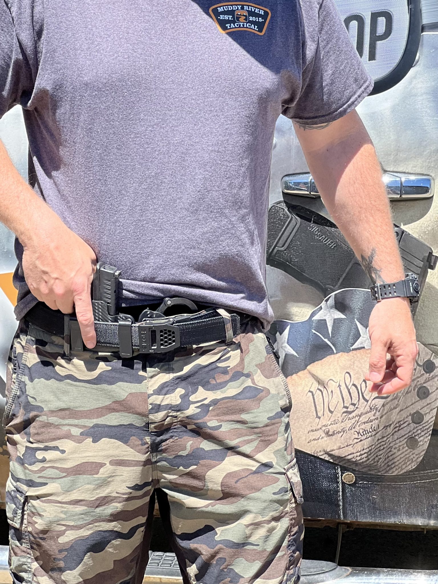 Kydex Handcuff Holster - Made in USA - Multiple Attachments