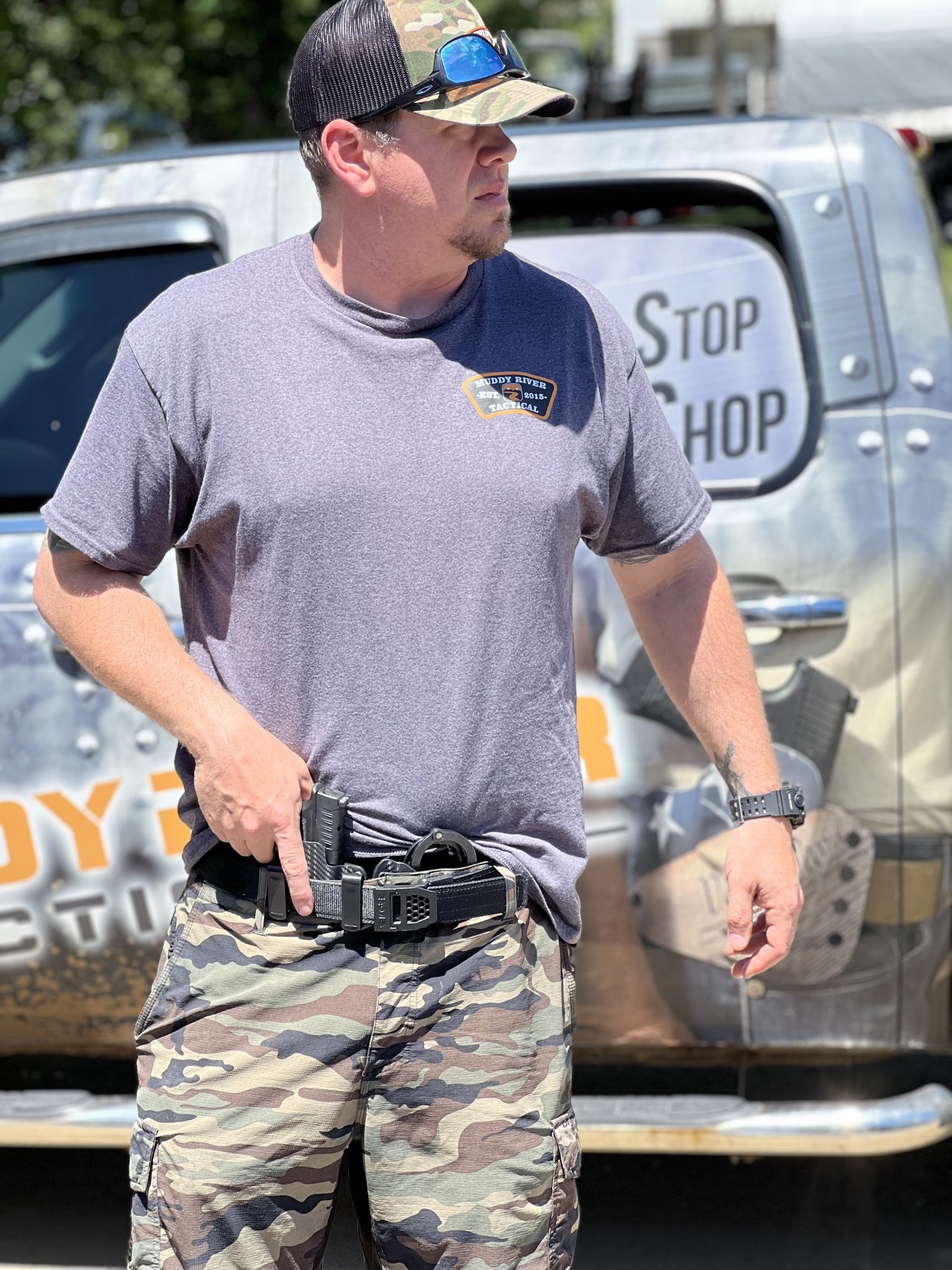 Kydex Handcuff Holster - Made in USA - Multiple Attachments